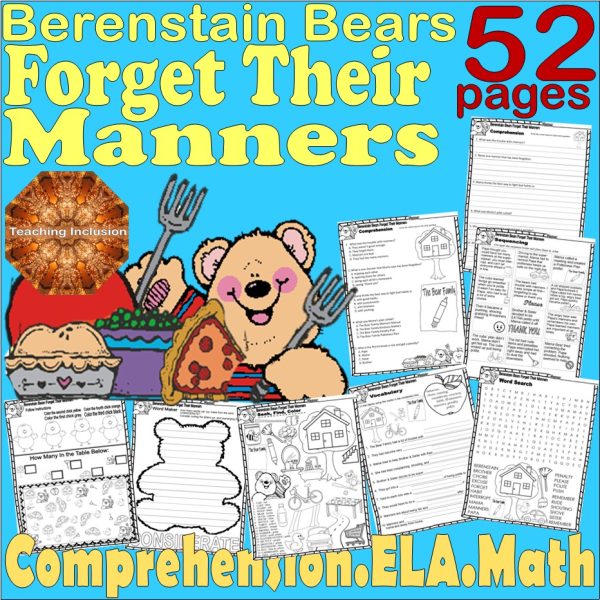 Berenstain Bears Forget Their Manners Read Aloud Book Companion Reading ...