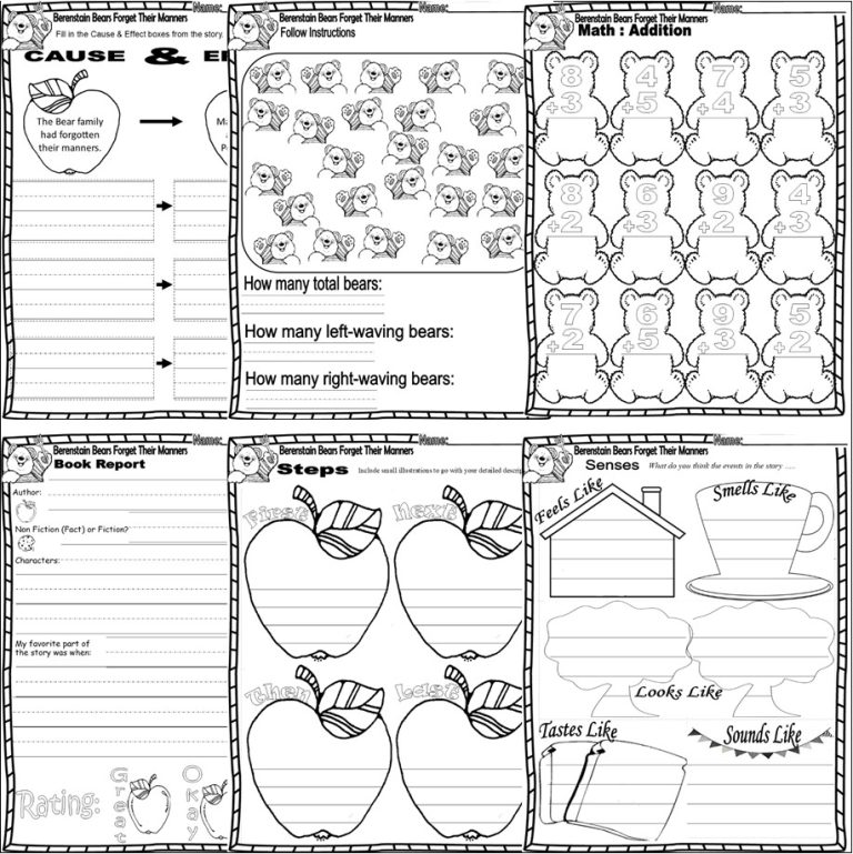 Berenstain Bears Forget Their Manners Read Aloud Book Companion Reading ...