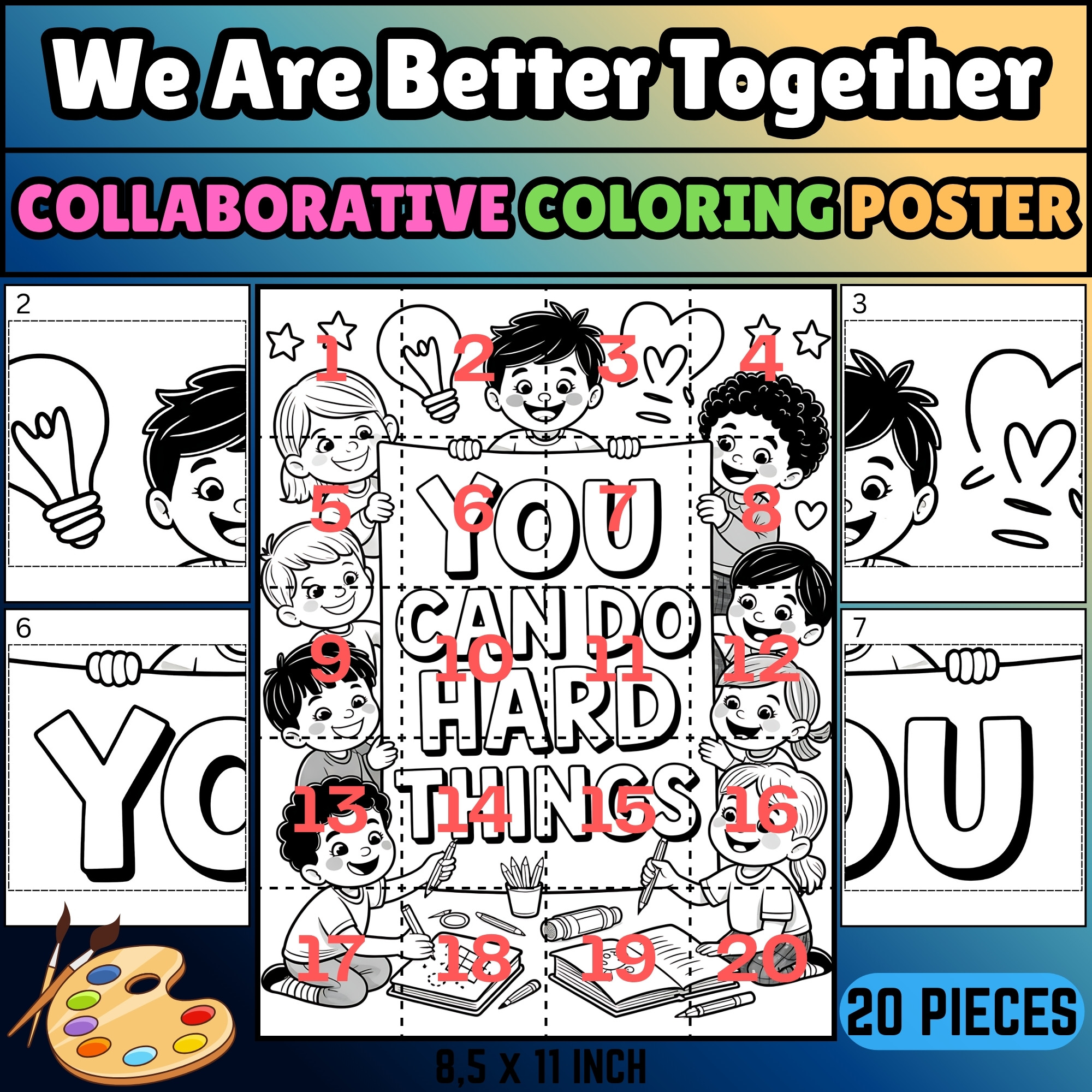 Inclusive Back to School Collaborative Poster – Growth Mindset Team ...