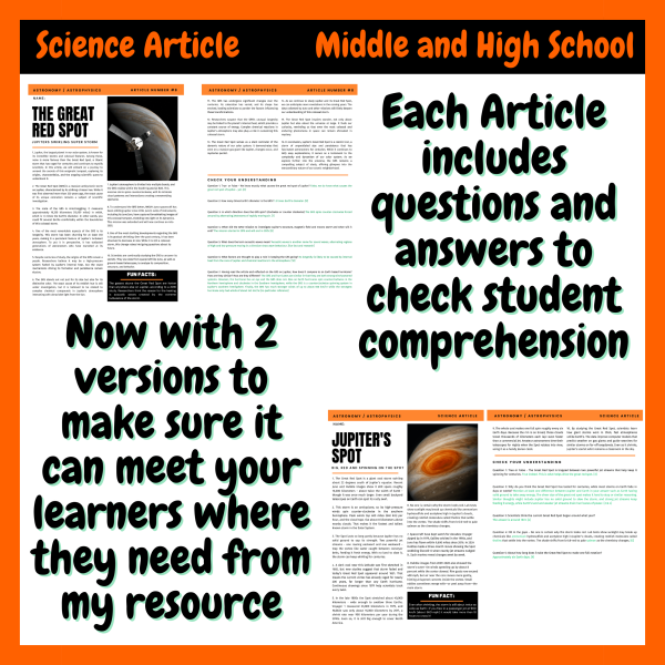 Dwarf Planets | Space Science Reading Comprehension Passage & Questions ...
