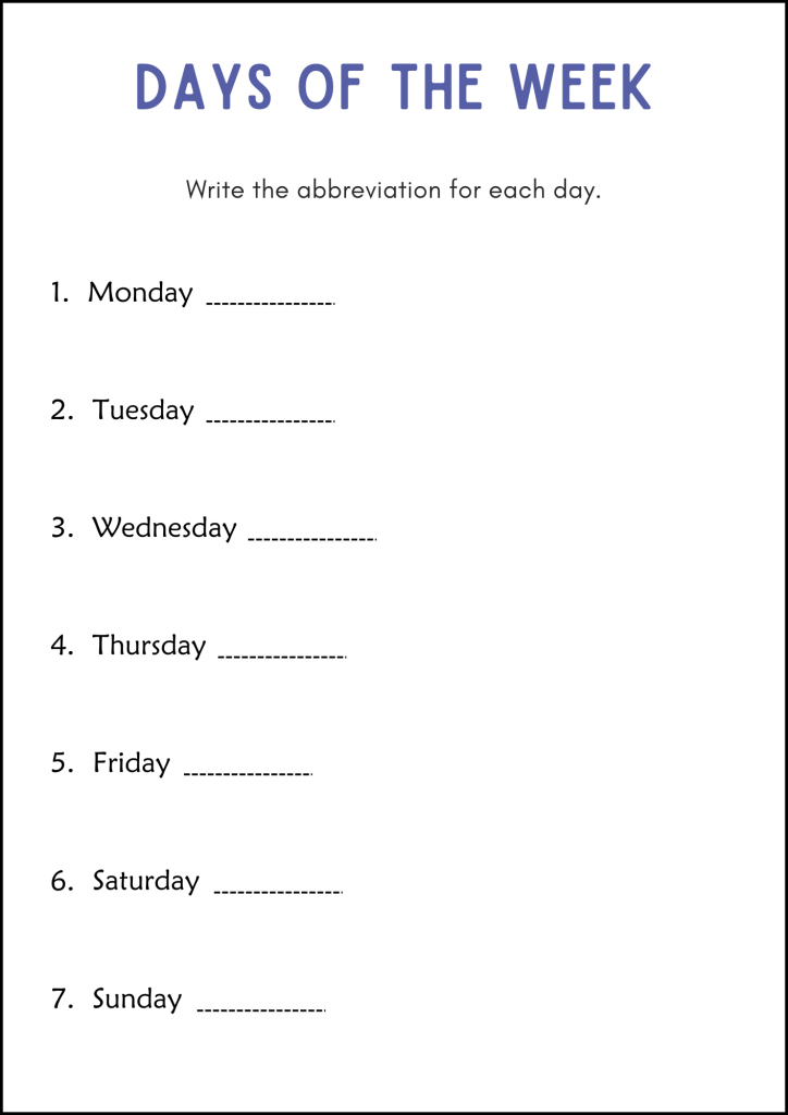 Printable Abbreviations Grammar Worksheets - Abbreviations Matching for ...