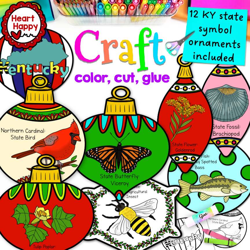Kentucky State Symbols | Christmas Ornament Crafts | Made By Teachers