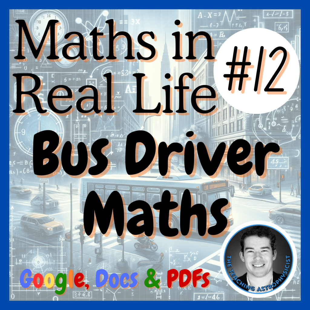 Bus Driver Maths | Maths in Real Life | Article #12 | Literacy | Print ...