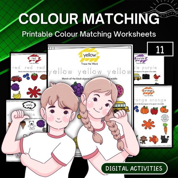 Printable Colour Matching Worksheets back to school | Made By Teachers