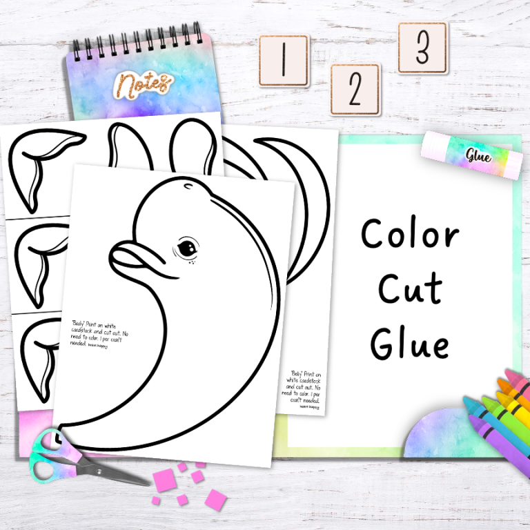 Beluga Whale Craft | Arctic Animals | Ocean Animals - Made By Teachers