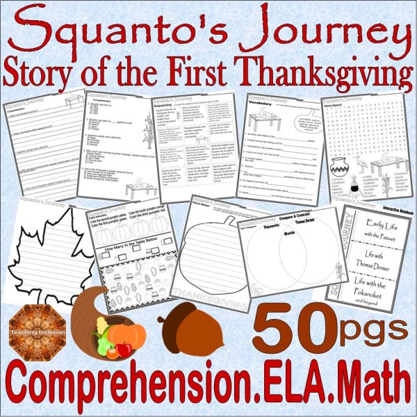 Squanto’s Journey Story of the First Thanksgiving Read Aloud Book ...
