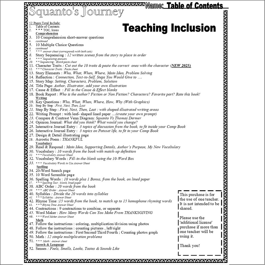Squanto’s Journey Story of the First Thanksgiving Read Aloud Book ...