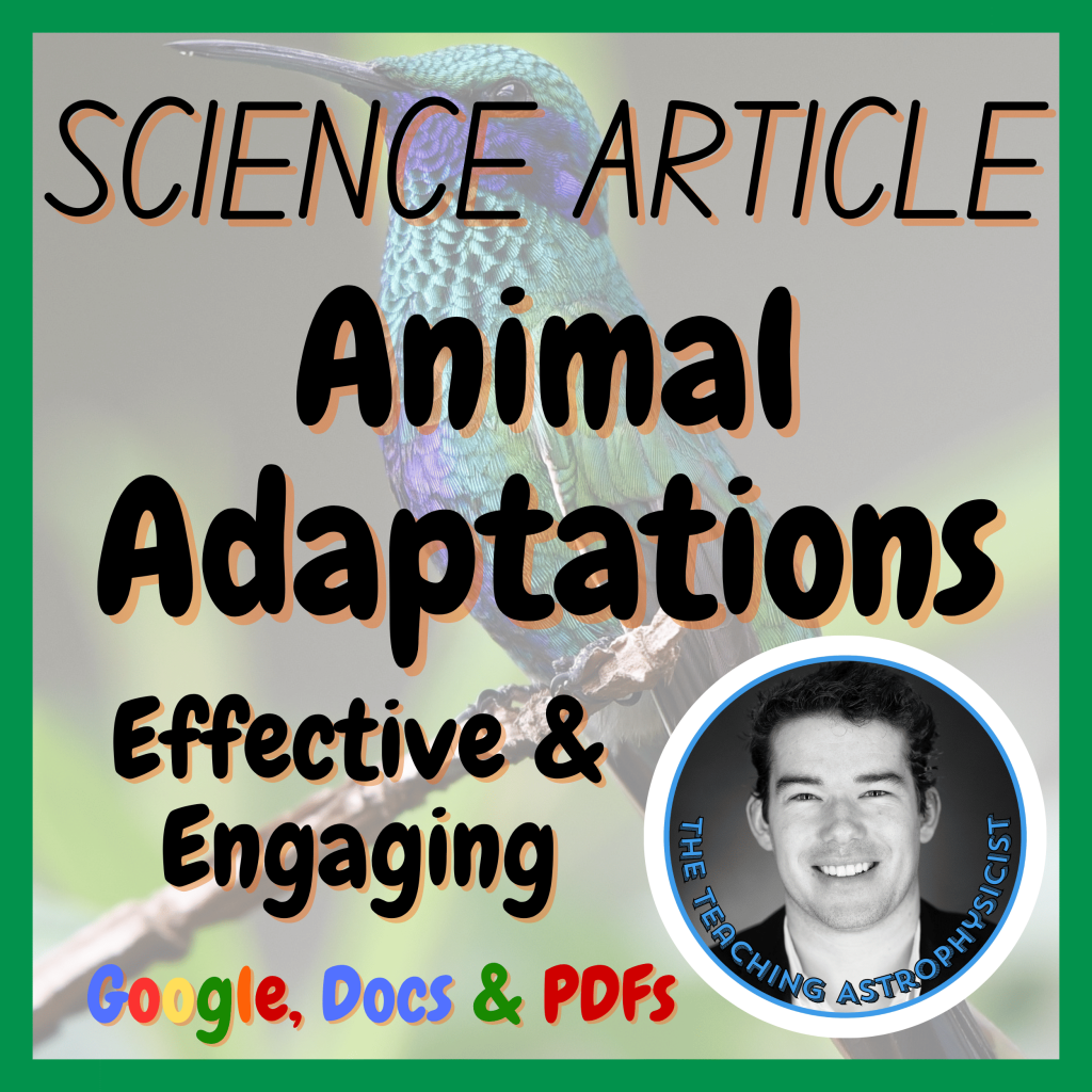 Animal Adaptations | Biology Science Reading Comprehension Passage ...