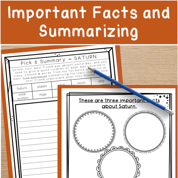 Planets of the Solar System Reading Comprehension Activities - Saturn ...