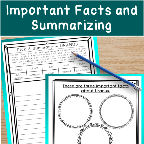 Planets of the Solar System Reading Comprehension Activities - Uranus ...