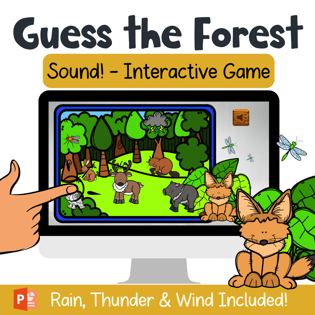 FREE Jungle Soundscape | Interactive Animal Sound Game | PowerPoint ...