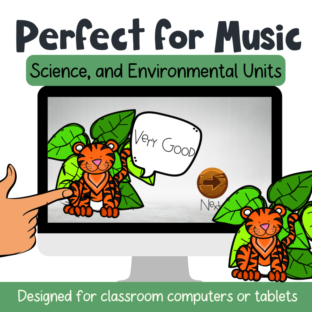 Jungle Animal Sounds PowerPoint Game | Listening Skills & Soundscape ...