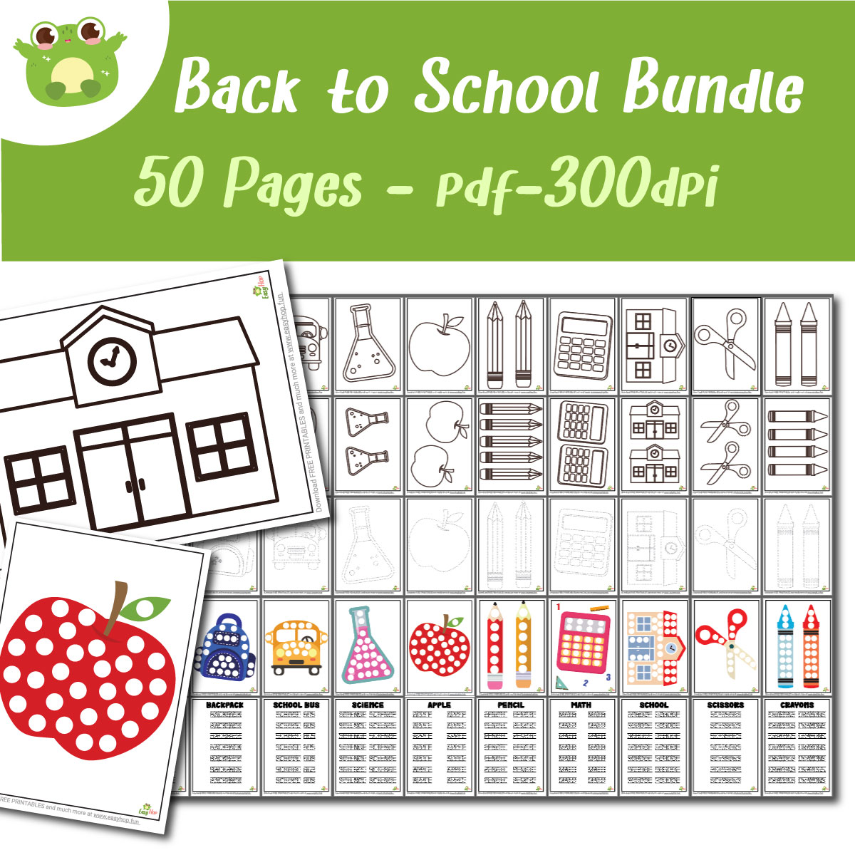 Fruits Cut-Outs Sorting Worksheets Display Bulletin Board – 15 Pages ...