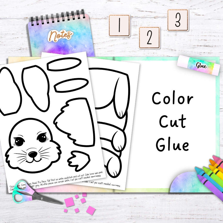 Arctic Hare Craft | Arctic Animals | Winter Craft | Made By Teachers