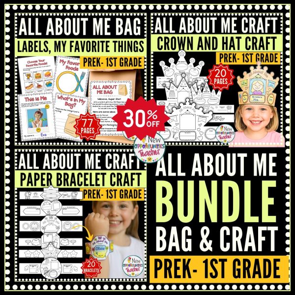 All About Me Hat and Crown Craft, First Week of School Paper Craft ...