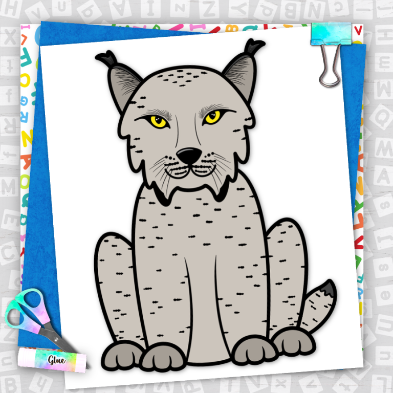 Lynx Craft | Arctic Animals | Letter L | Winter Craft - Made By Teachers