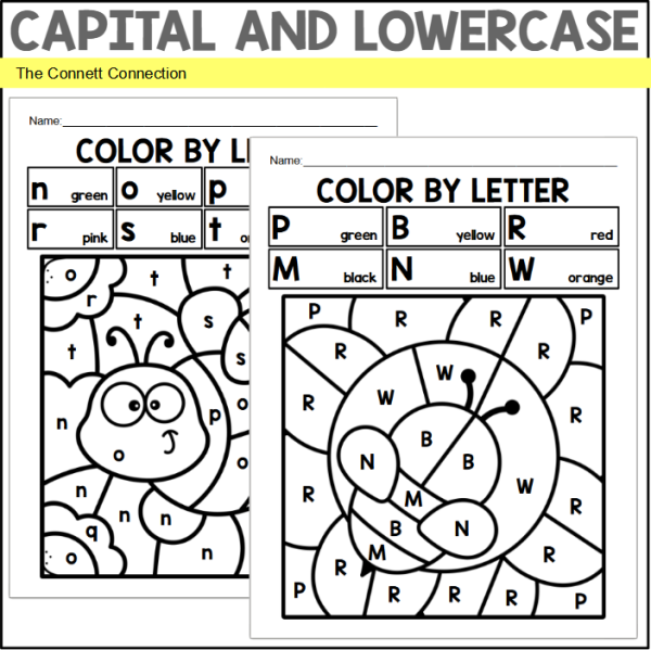 Bee Alphabet Color by Code Worksheets - Made By Teachers