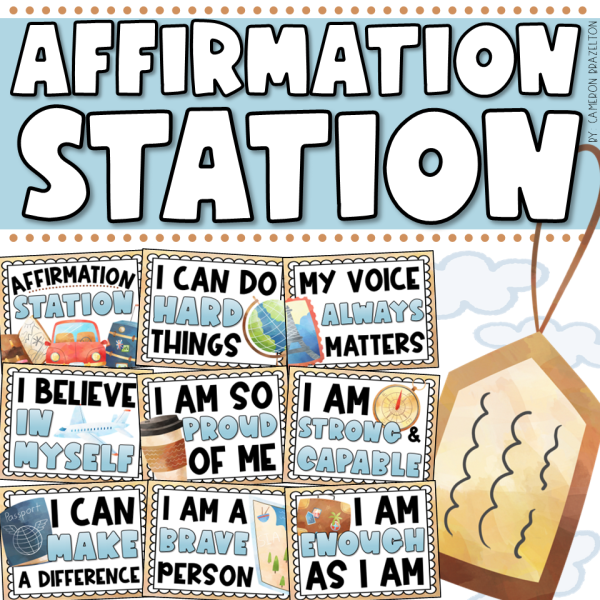 Travel Adventure Affirmation Station | Positive Classroom Decor ...