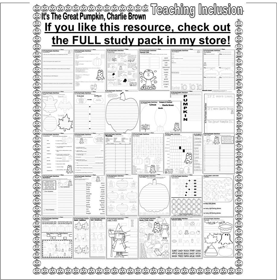 It's The Great Pumpkin Charlie Brown Read Aloud Book Companion Cartoon ...