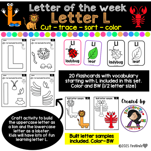 Letter of the week Activities. Letter L | Made By Teachers