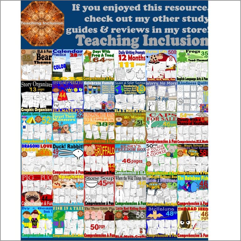 Where the Wild Things Are Book Companion Reading Comprehension ELA Math ...