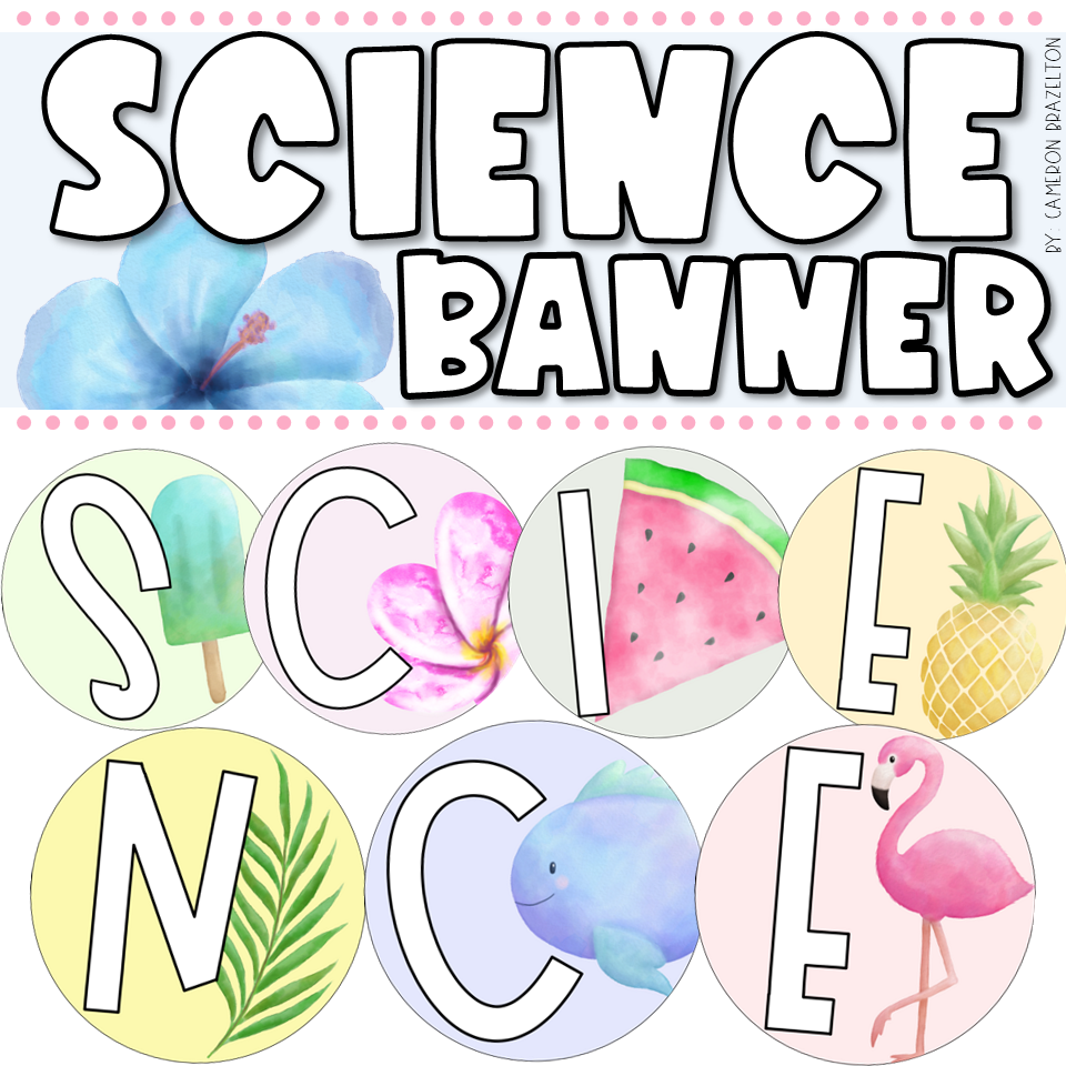 Science Editable Banner