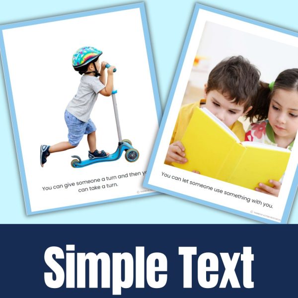 Sharing Social Story Autism Social Skills SEL Teaching How to Share ...
