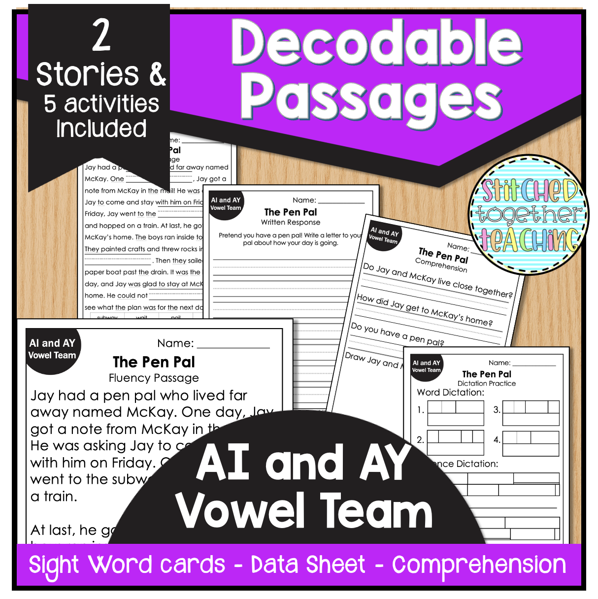 Hard and Soft C Decodable Reading Passages with Comprehension and ...