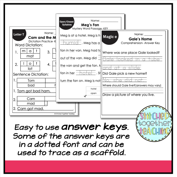 Decodable Reading Passages Vowel Team AI- Orton Gillingham Phonics ...