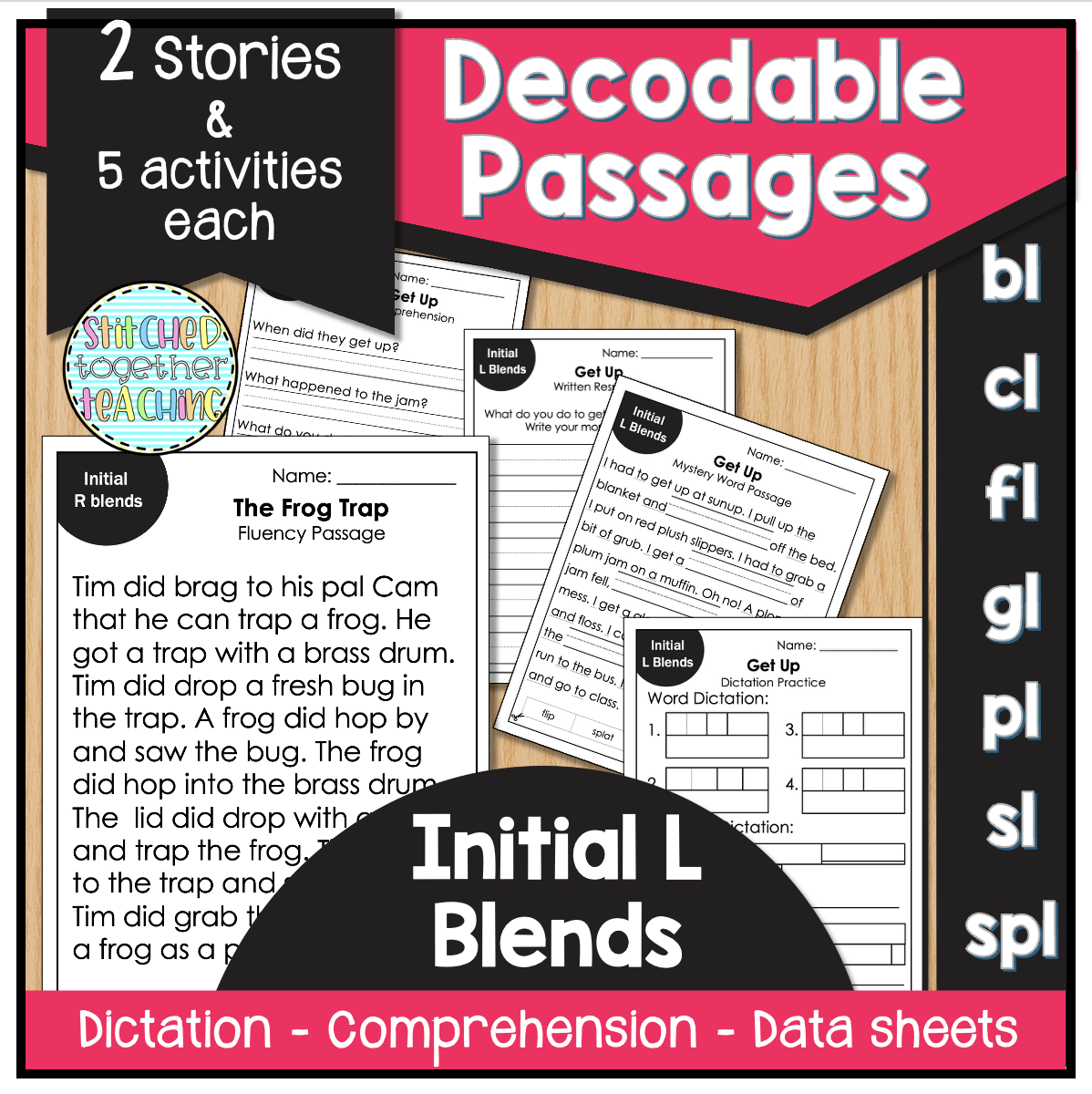 Diphthong AW Decodable Reading Passages for Orton Gillingham Science of ...