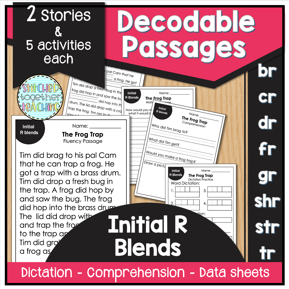Diphthong AW Decodable Reading Passages for Orton Gillingham Science of ...