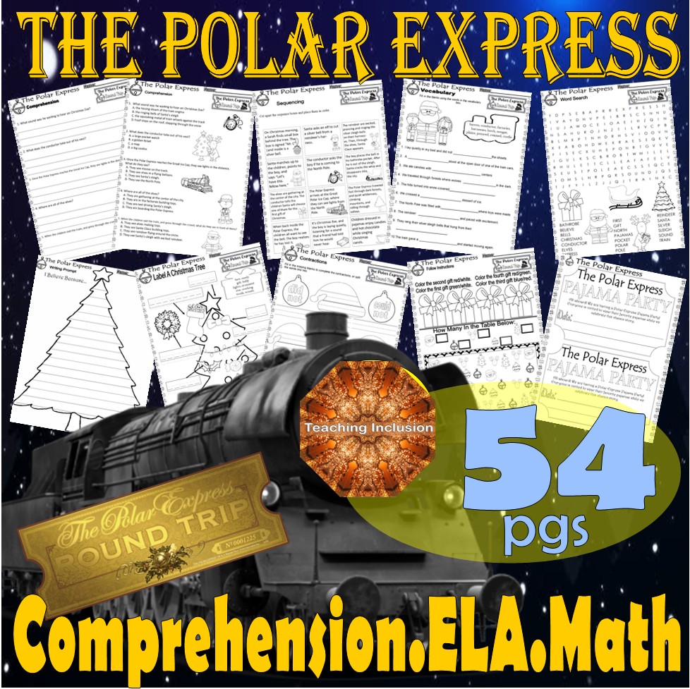 The Polar Express Christmas Read Aloud Book Companion Reading ...