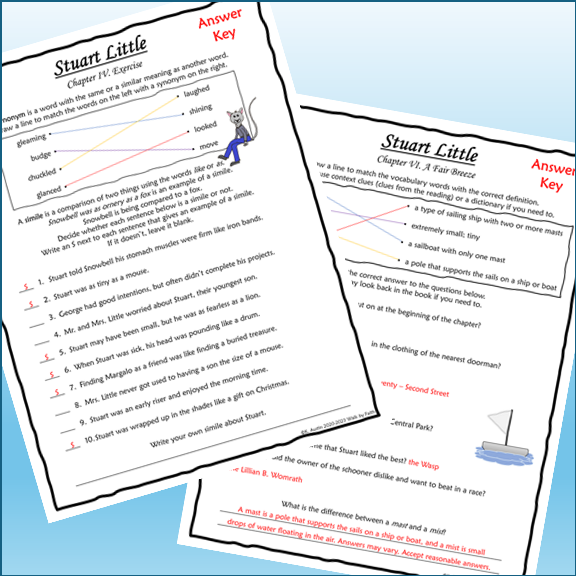 Stuart Little Novel Study | Made By Teachers