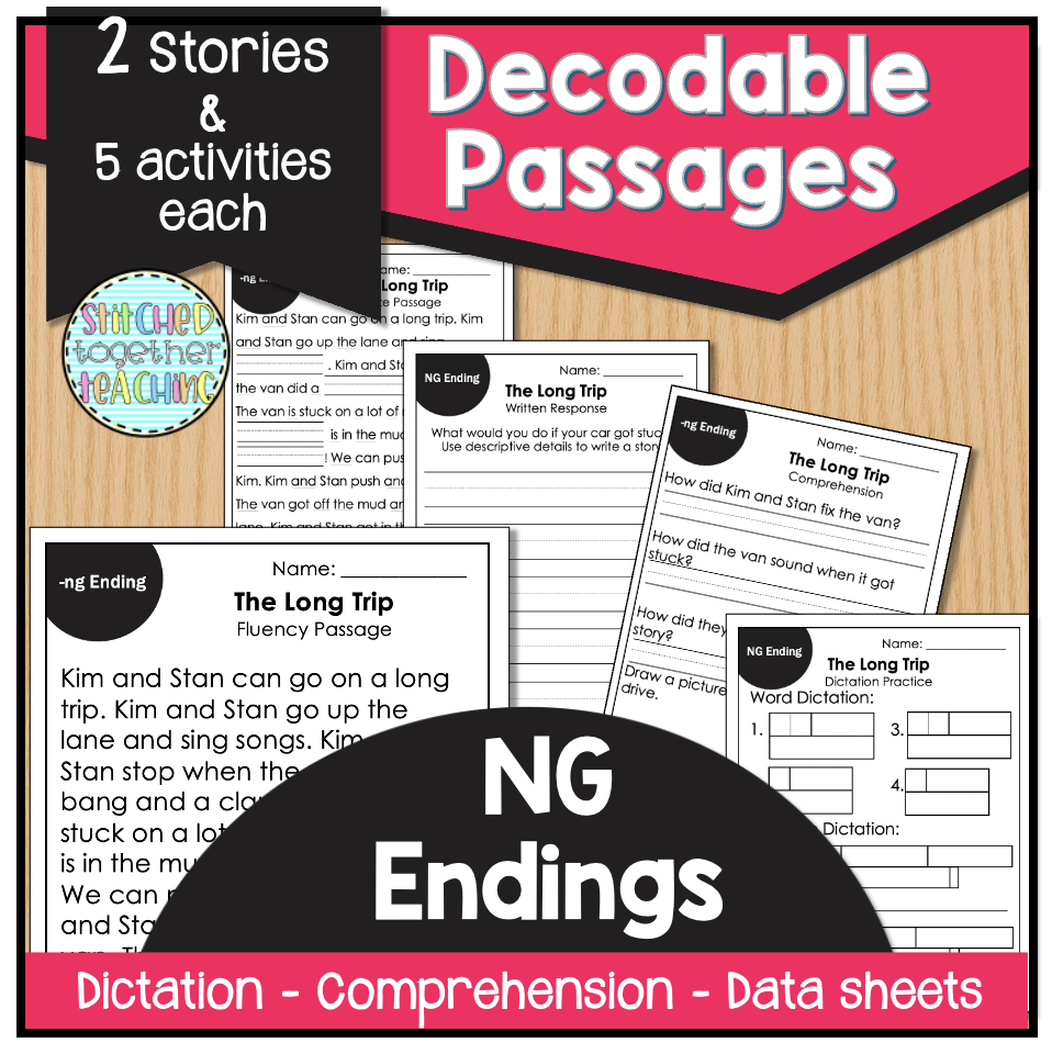 Trigraph DGE Decodable Reading Passages with Phonics Support Orton ...