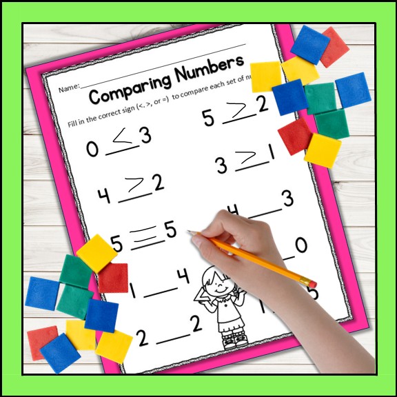 Greater Than Less Than Worksheets – Free Number Comparison Practice K–1 ...