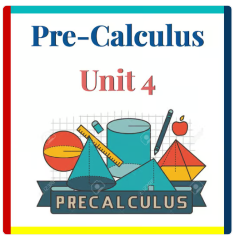 Pre-Calculus Unit 4 Trigonomic Functions Lessons, Notes & Worksheets ...