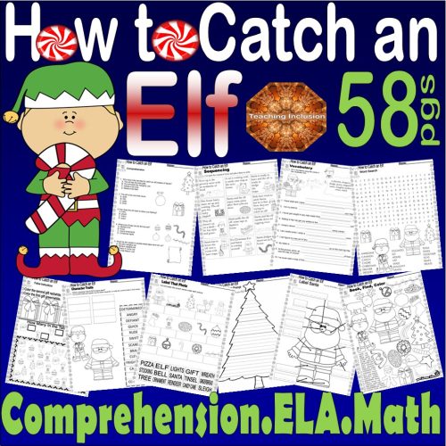 How to Catch an Elf Christmas Read Aloud Book Study Companion Reading ...