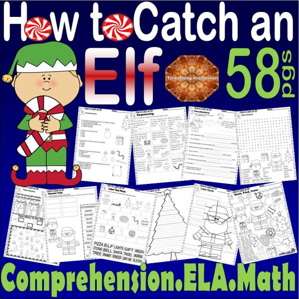 How to Catch an Elf Christmas Read Aloud Book Study Companion Reading ...
