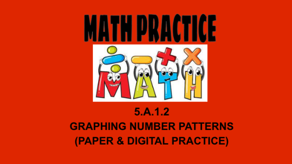 5th Math 5.A.1.2 Graphing Number Patterns (Paper/Digital Practice ...