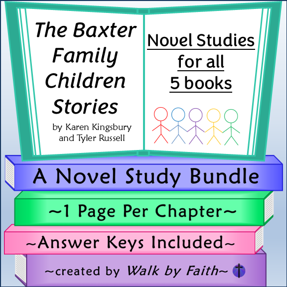 The Baxter Family Children Stories Novel Study Bundle - Made By Teachers