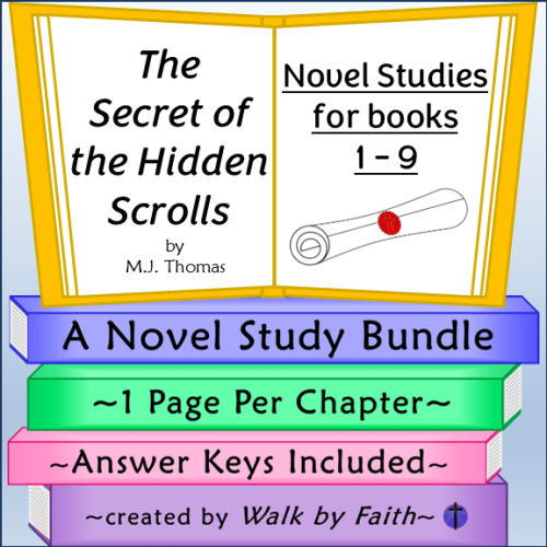 The Secret of the Hidden Scrolls Novel Study Bundle | Made By Teachers