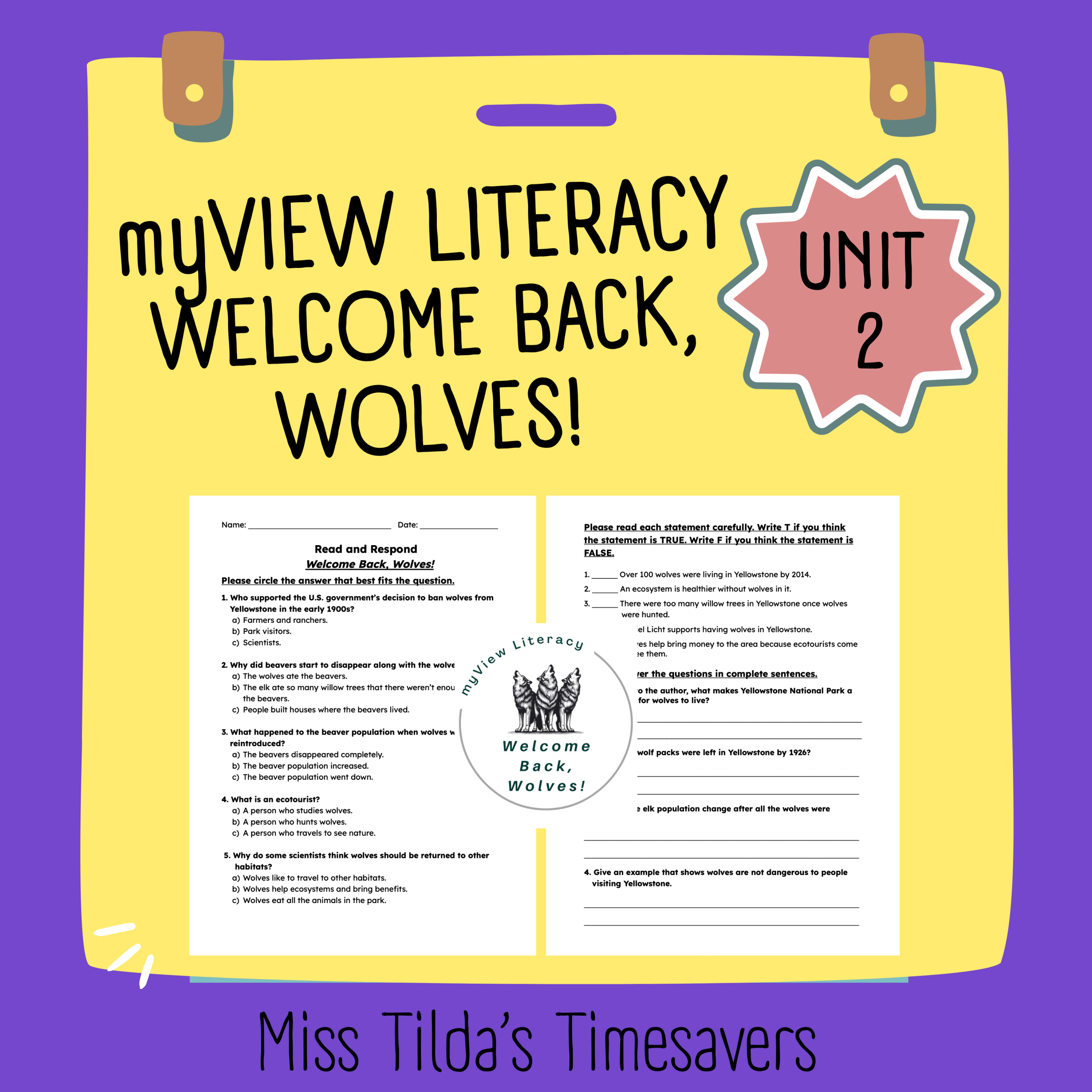 Nora's Ark - Grade 3 myView Literacy | Made By Teachers