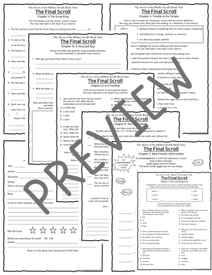 The Secret of the Hidden Scrolls Novel Study Bundle - Made By Teachers