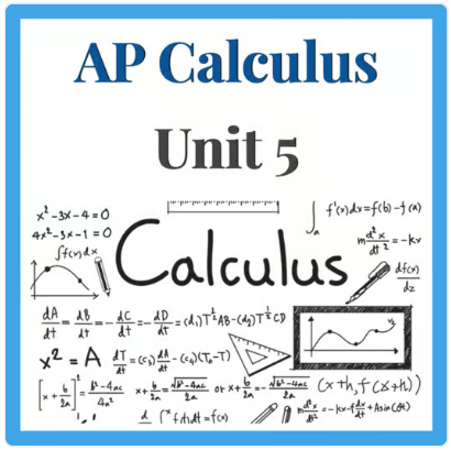 Unit 5 Calculus Analytical Applications of Derivatives Lesson ...