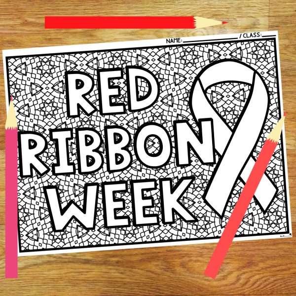 Red Ribbon Week Coloring Pages 2/ RRW Coloring Contest | Made By Teachers