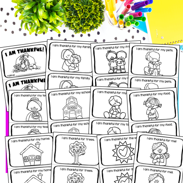 Thanksgiving Thankful Emergent Reader Book with Sight Words | Made By ...