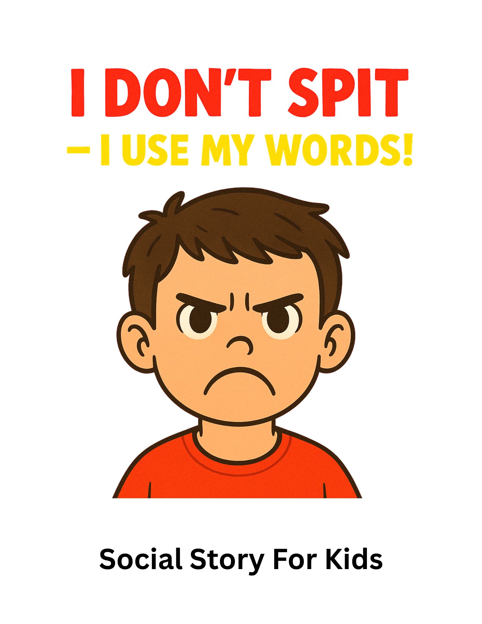 I Don’t Bite My Friends or Teachers | Social Story for Safe Behavior ...