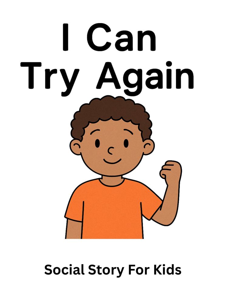 I Can Try Again | Growth Mindset Social Story | Perseverance ...