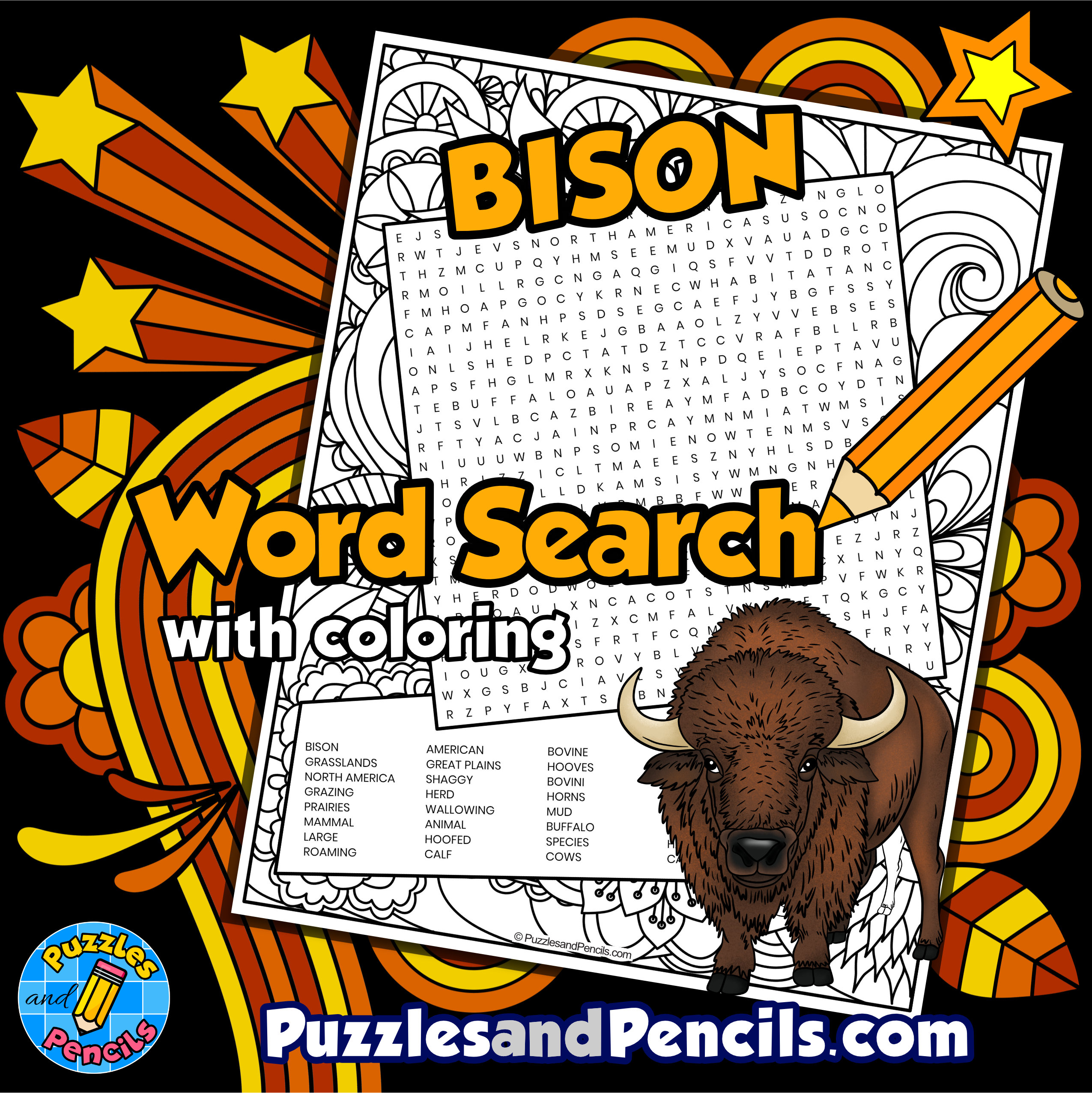 Pot of Gold Word Search Puzzle with Coloring | St Patrick's Day ...