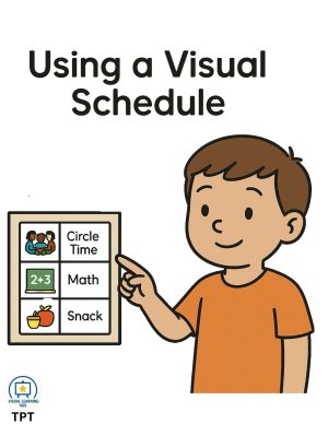 Using a Visual Schedule Social Story | Autism,Special Education ...